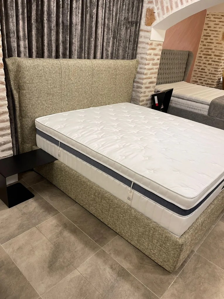 Materasso Čalouněná postel La Spezia boxspring ROZMĚR: 2x (100x200) cm - boxspring