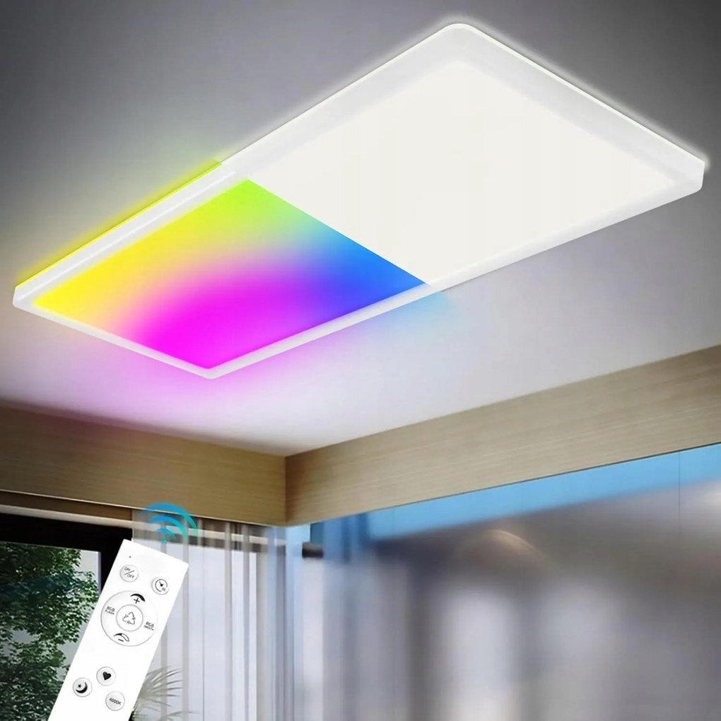 Lampa Bestluz RGB-42X42cm Led s bezdrátovým dálkovým ovládáním 21W 4000K