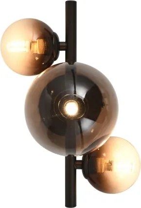 BRILAGI - LED Nástěnné svítidlo MILLA 3xG9/3W/230V hnědá/kouřová hnědá