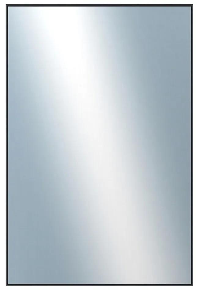 DANTIK - Zarámované zrcadlo - rozměr s rámem cca 80x120 cm z lišty Hliník černá | P02-021 (7002021)