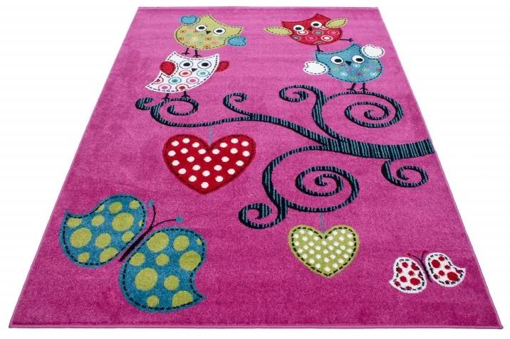 Ayyildiz koberce Dětský kusový koberec Kids 420 lila Rozměry koberců: 120x170