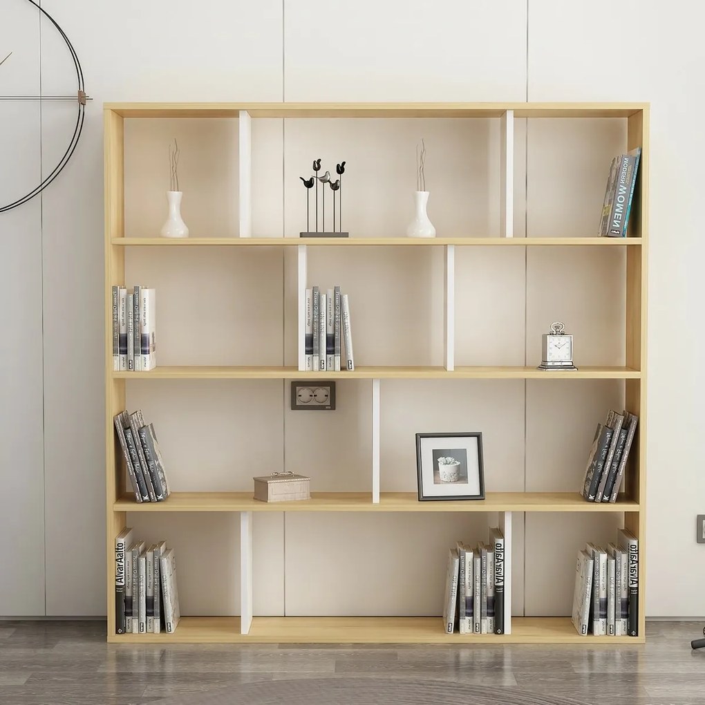 Knihovna Hodni White and Oak