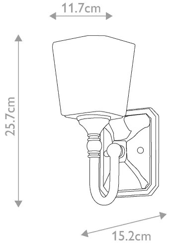 Elstead FE-CONCORD1-BATH - LED Koupelnové svítidlo CONCORD 1xG9/3W/230V IP44