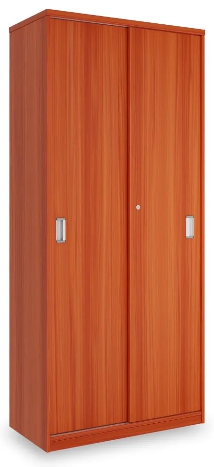 Vysoká skříň SimpleOffice 80 x 40 x 180 cm, třešeň