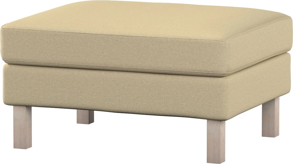 Potah na podnožku IKEA Karlstad barva zelená látka pletený vzor