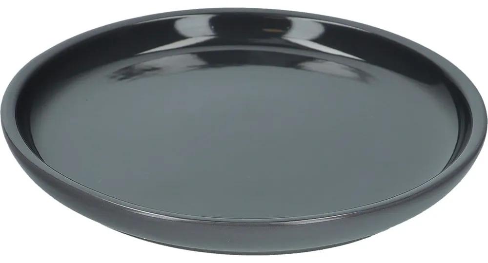 Tmavě šedý keramický talíř Mikasa Serenity, ø 20 cm