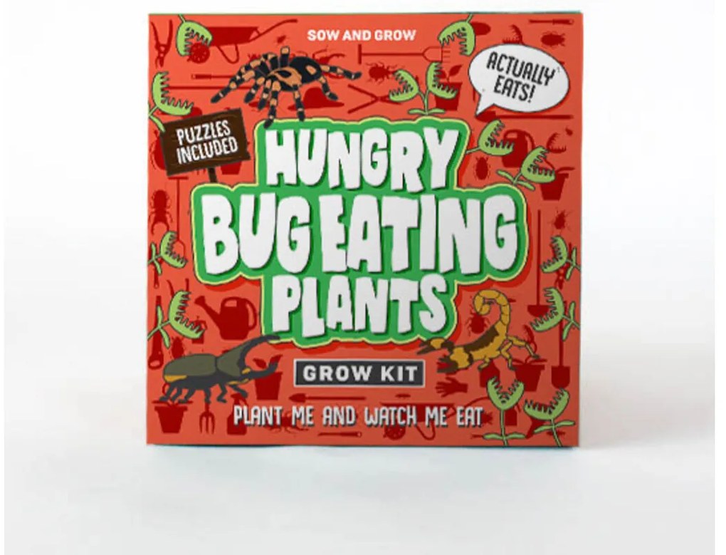 GiftRepublic Grow KIT - Masožravka Hungry bug eating plants