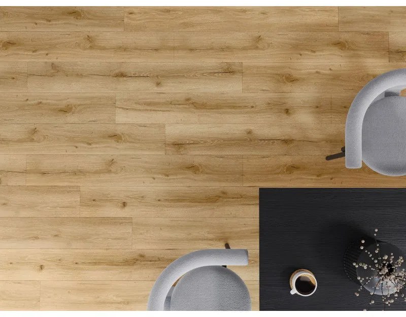 Mexen Beaver Creek, vinylová podlaha 1240x182 mm SPC 6,5 mm, IXPE 1,5 mm, 4stranná V-drážka, dub, F1002-1240-182-505-4V1-01