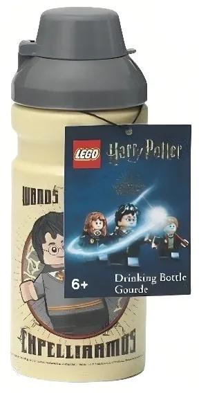 Lego® Béžová plastová láhev LEGO® Harry Potter Bradavice 390 ml