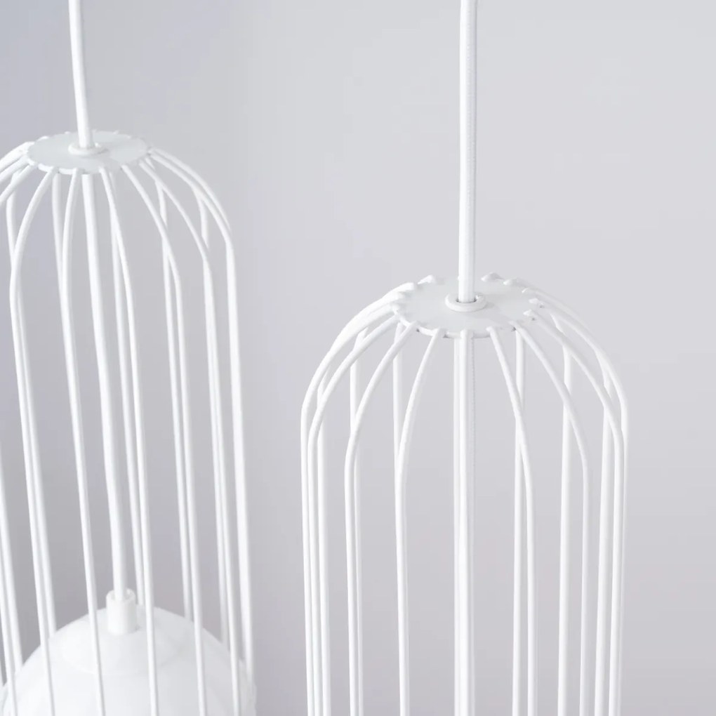 Sollux Lighting Závěsné svítidlo BRINA 3L bílé