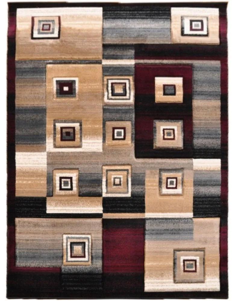 Kusový koberec Taura černo béžový, Velikosti 60x100cm