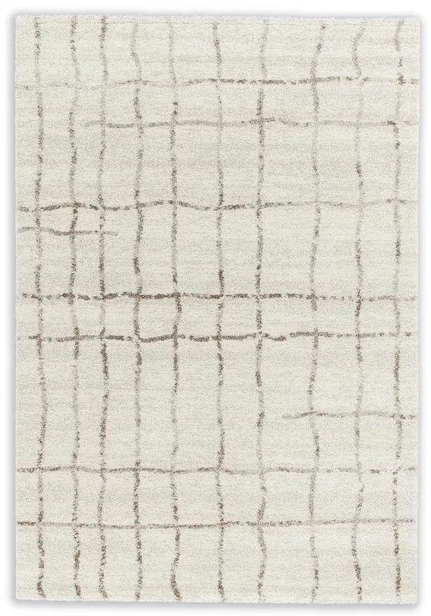 Hans Home | Kusový koberec Savona 193000 Grid Cream - 200x290