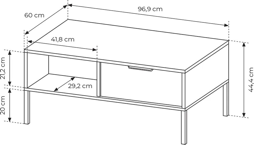 Obývací stěna LARS A | 4 díly | 430 cm + 96,9x60 cm | antracit