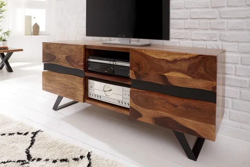 Designový TV stolek Argentinas 160 cm sheesham