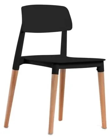 Jídelní židle Berg, černá