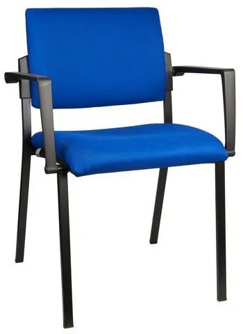 Konferenční židle Square Black, modrá