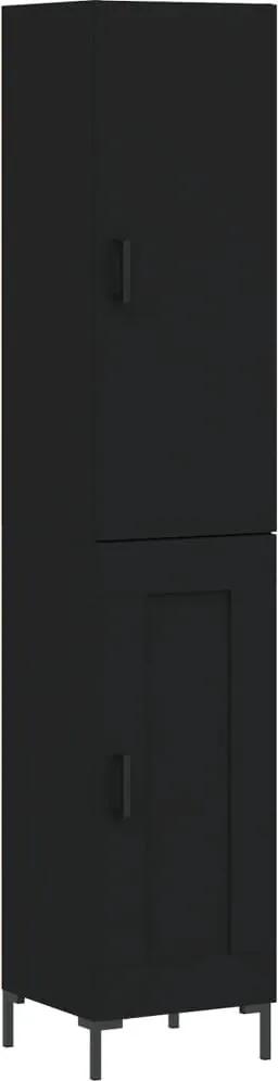 vidaXL Skříň highboard 34,5 x 34 x 180 cm kompozitní dřevo [3199108] Barva: Betonová šedá