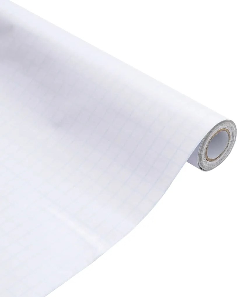 Okenní fólie matná bílá 90 x 2 000 cm PVC 155748