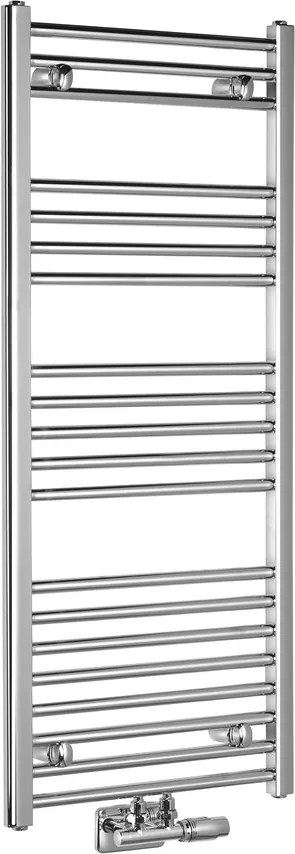 Aqualine Aqualine, ALYA topné těleso rovné 500x1188 mm, středové připojení, chrom, LLS302