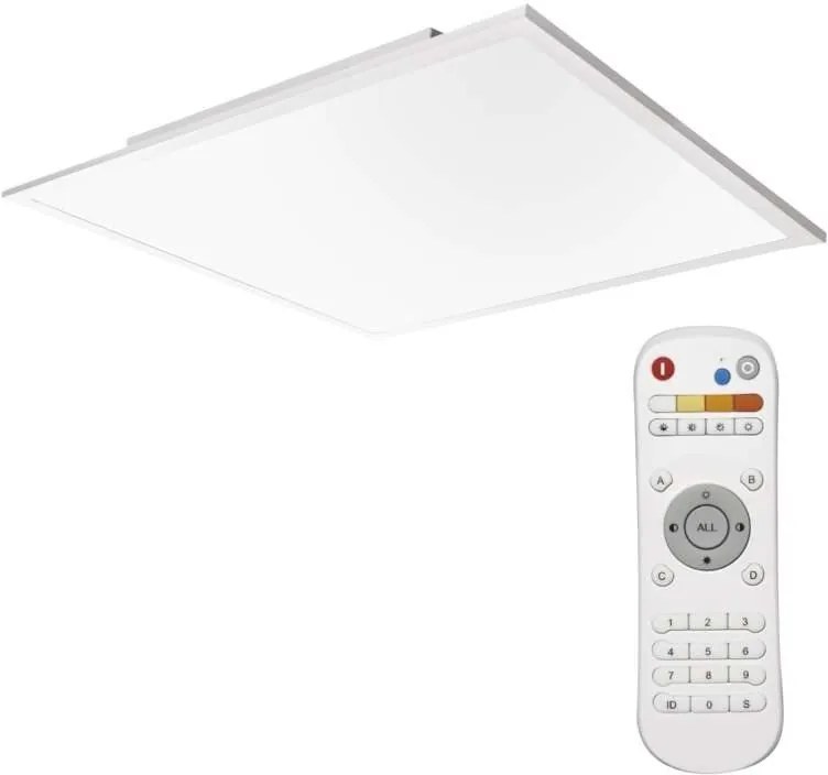 Led panel emos led panel s ovladačem, 60×60, 36w, 3600lm, stmívatelný, nastavení barvy světla