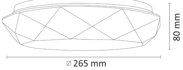 LED Koupelnové stropní svítidlo SELINA LED/12W/230V IP44