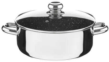 KOLIMAX - české nerezové nádobí Rendlík s poklicí KOLIMAX CERAMMAX PRO STANDARD - granit černý, 26 cm, 4,5 l