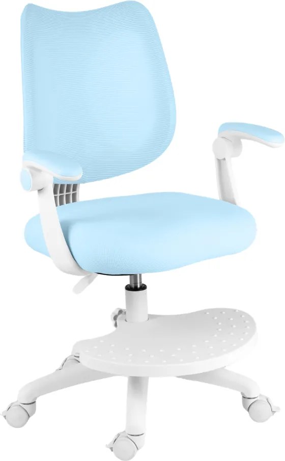 Dětská rostoucí židle Neoseat JUNI 022 — látka, pratelný potah, modrá