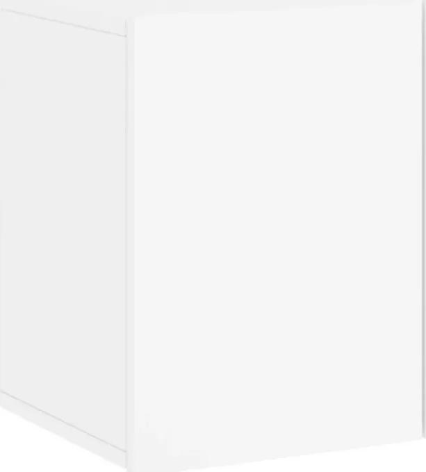 vidaXL 6dílná obývací stěna kompozitní dřevo [3216439] Barva: Bílá