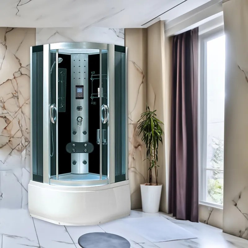 BPS-koupelny Hydromasážní box HYD-Limer 90, 90x90 bez sauny