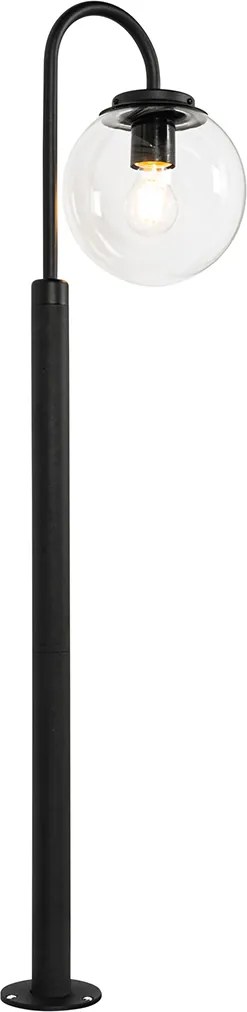 Moderní lucerna černá s plastem 104 cm IP44 - Sfera