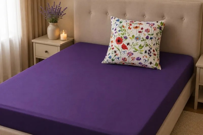 Bellatex Jersey LUX Modrá 90x200 cm