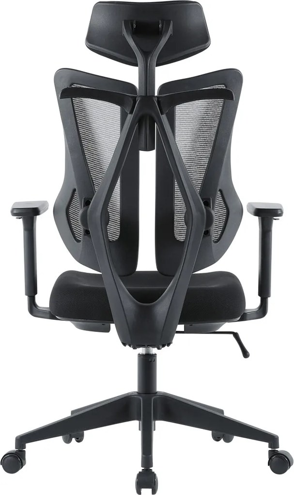 Ergonomická kancelářská židle AVENTO - šedá síťovina