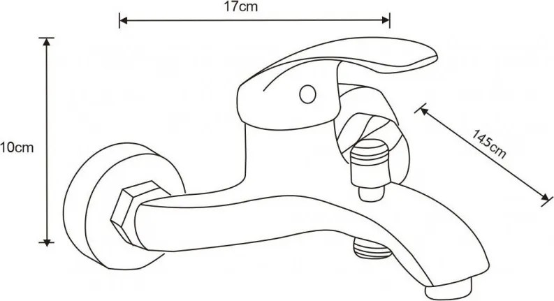 Mexen Fabia, vanová baterie, černá, 746530-70