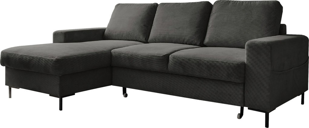 XXXLutz ROHOVÁ SEDAČKA, textil, šedá MID.YOU - Sedací soupravy - 001454002603