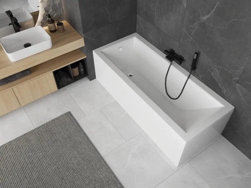 Mexen Cubik obdélníková vana 180 x 90 cm s opláštěním, bílá - 55031809000X