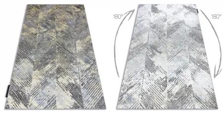 Moderní koberec DE LUXE 2087 Rybí kost vintage Strukturální, zlato velikost 200x290 cm | krásné koberce cz