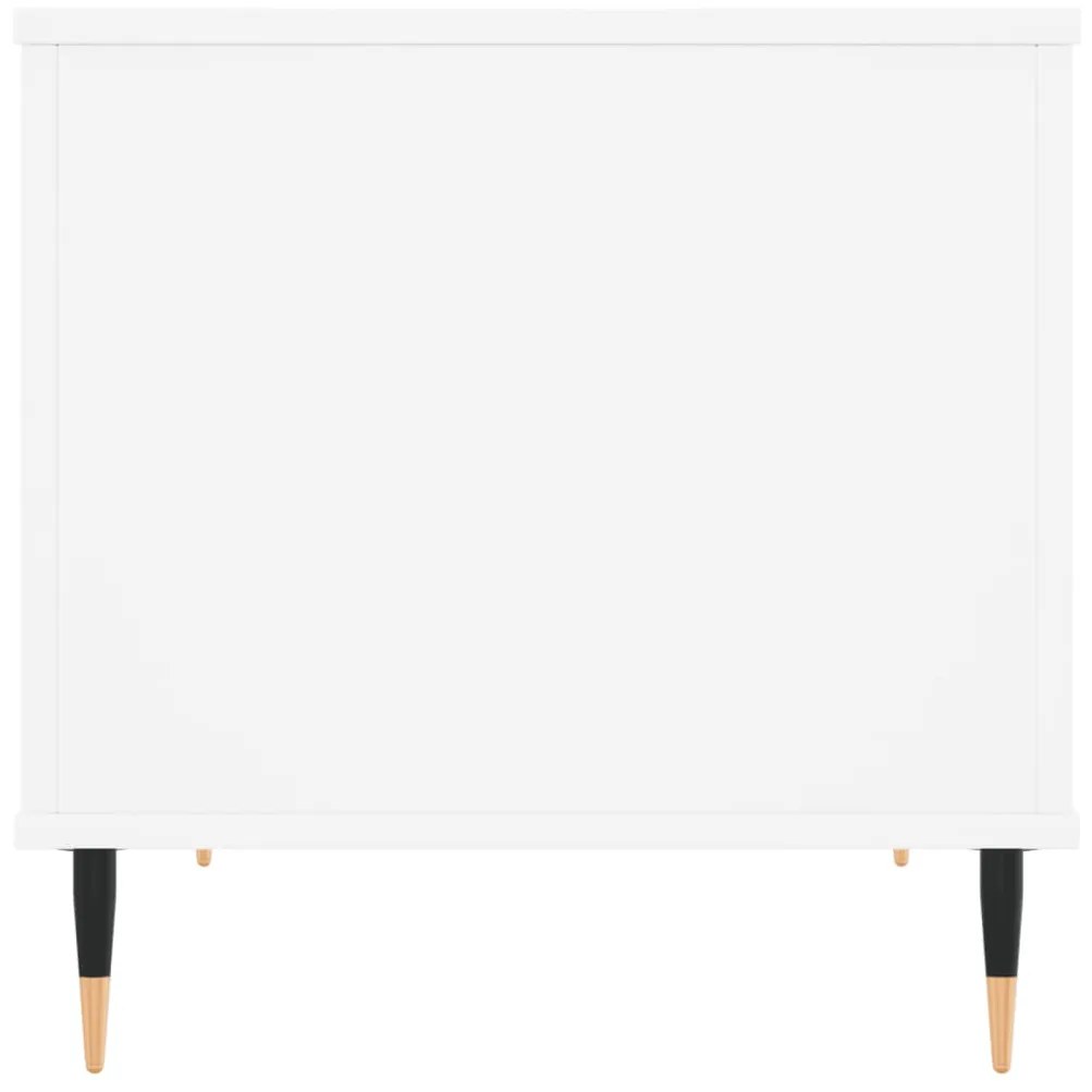 Konferenční stolek bílý 60 x 44,5 x 45 cm kompozitní dřevo - Default Title