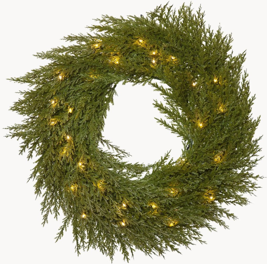 Exteriérový LED věnec's časovačem Thuja