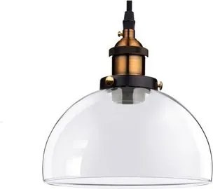 Toolight - Závěsné skleněné stropní svítidlo Verto C, čiré sklo, OSW-00138