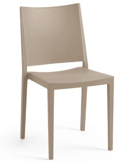 ROJAPLAST Zahradní židle - MOSK, plastová Barva: cihlová