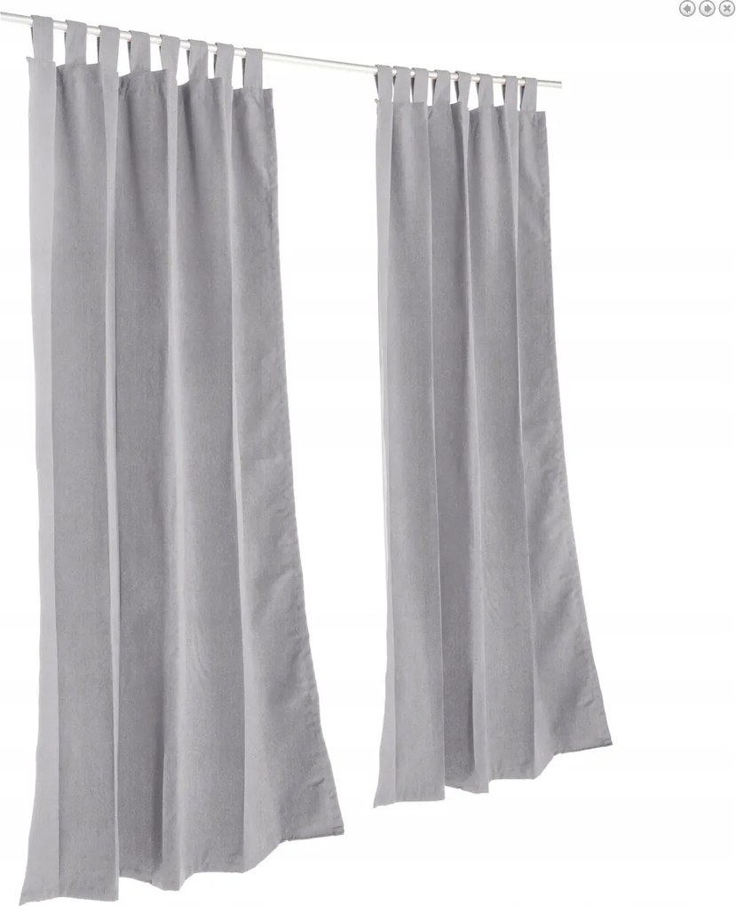 Zahradní závěs Terasa Altana světle šedá 150X200