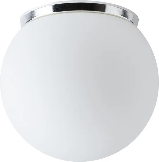 OS STY61723 STYX 1 stropní/nástěnné skleněné svítidlo chrom / bílá IP65 4000 K 8W LED - OSMONT