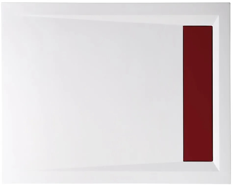 Polysan, VARESA sprchová vanička z litého mramoru se záklopem, obdélník 110x90x4cm, 72938