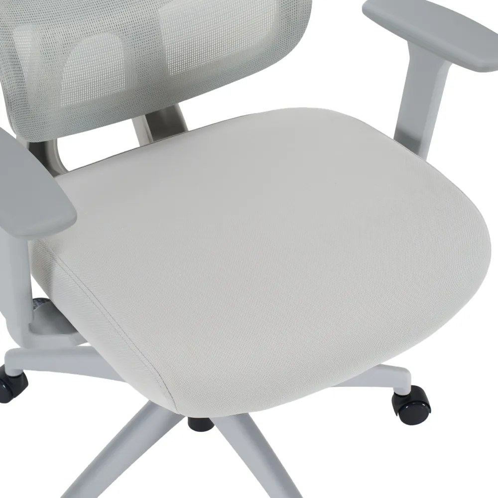 Ergonomická kancelářská židle NEONIT - šedá síťovina / nosnost 150 kg