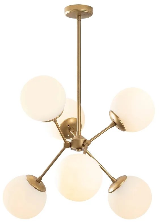Designový lustr Abiba 55 cm zlatý