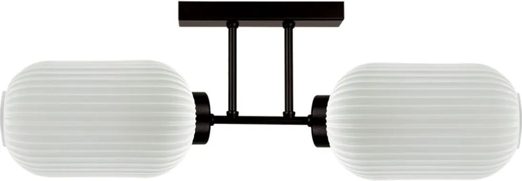 Dvojitá lampa s rýhovanými stínidly Vilar K-5733