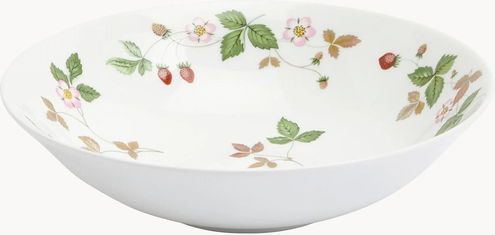 Hluboký talíř z kostního porcelánu Fine Bone China Wild Strawberry