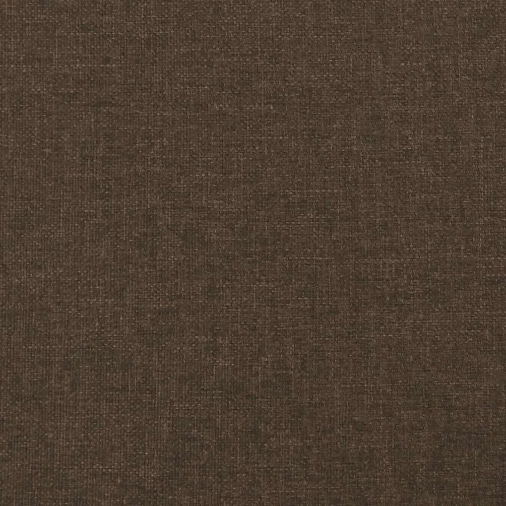 Box spring postel s matrací tmavě hnědá 120x190 cm textil 3269961