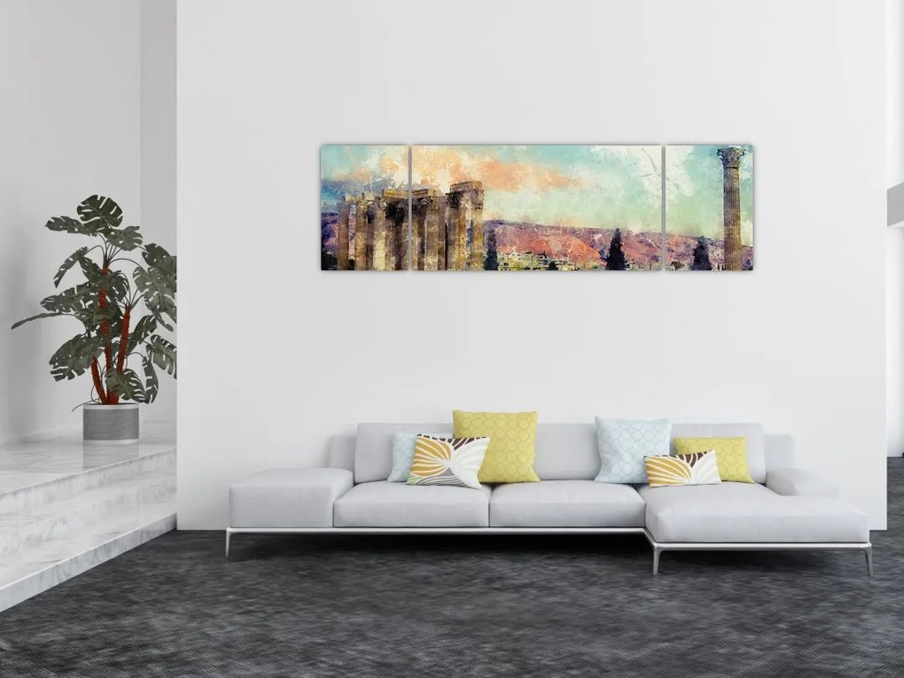 Obraz - Akropolis, Athény, Řecko (170x50 cm)