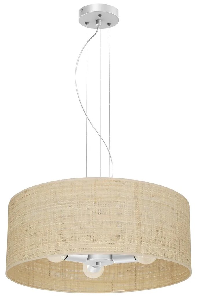 Závěsné svítidlo Marshall, 1x ratanové stínítko, (fi 50cm), w